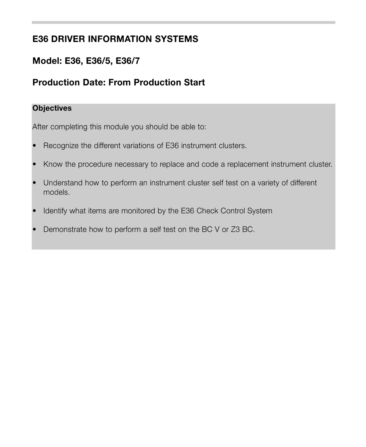 E36 Compteur : DIOLUM